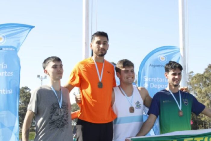 El comodorense Taiel Mantello se subió al podio en Mar del Plata