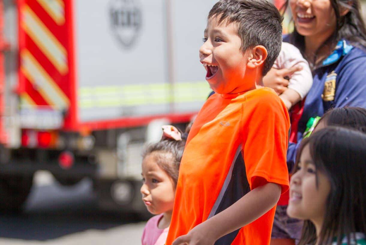 Luque acompañó el recorrido de Papa Noel y saludó a las familias por la Navidad
